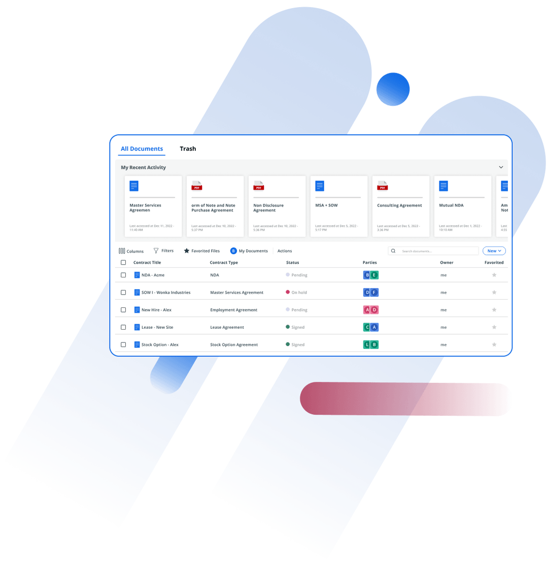 Aline - Next Gen Contract Software